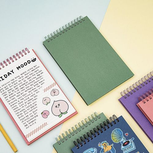 MochiThings: Medium Colorful Spiral Notebook