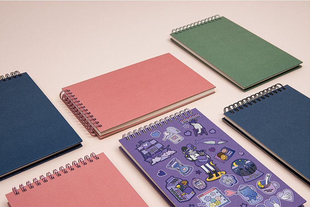 MochiThings: Large Colorful Spiral Notebook