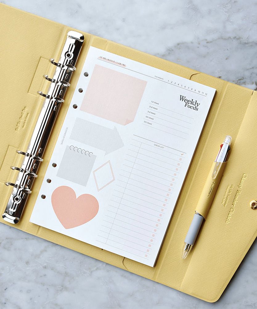 MochiThings: Classy 6 Ring A5 Planner Refill