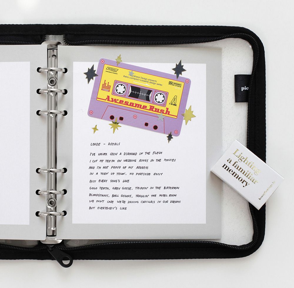 MochiThings: Cherry Pick 6 Ring A6 Wide Zipper Planner