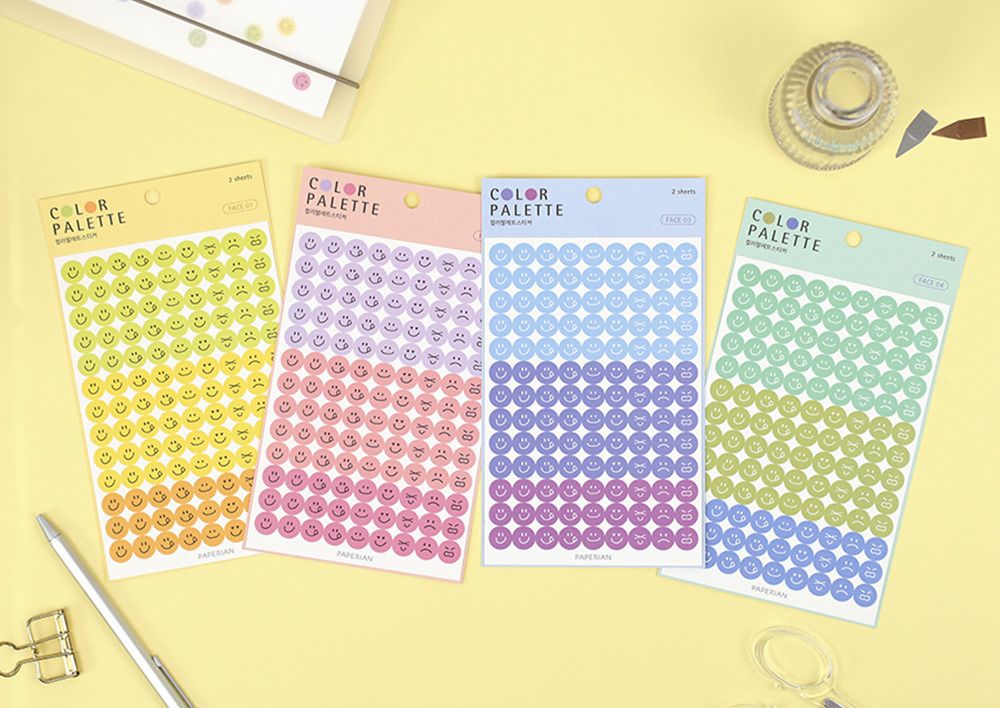 MochiThings: Face Color Palette Sticker