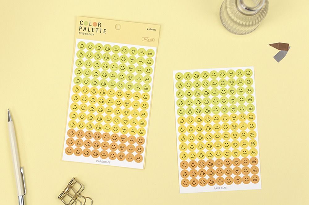 MochiThings: Face Color Palette Sticker