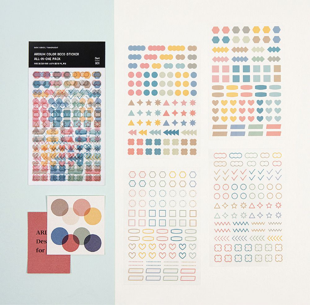 MochiThings: Ardium Color Deco Sticker Set