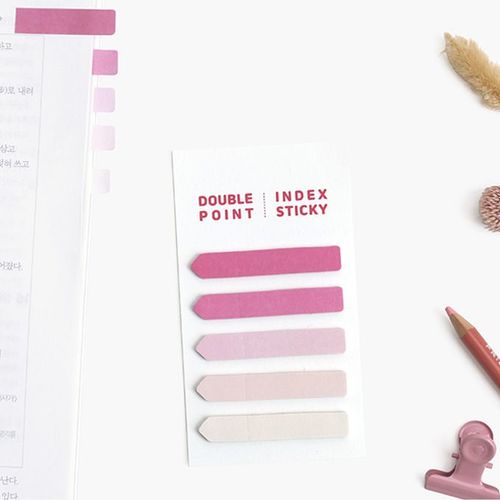 Gradient Double Point Index Sticky Note | mochithings