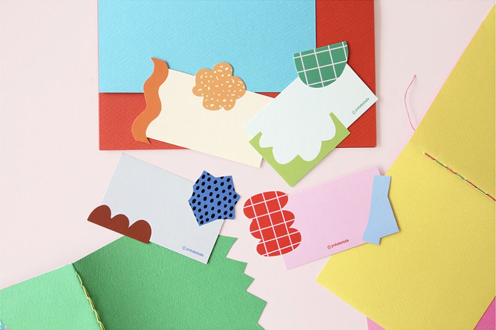 MochiThings: Colorful Piece Message Card Set