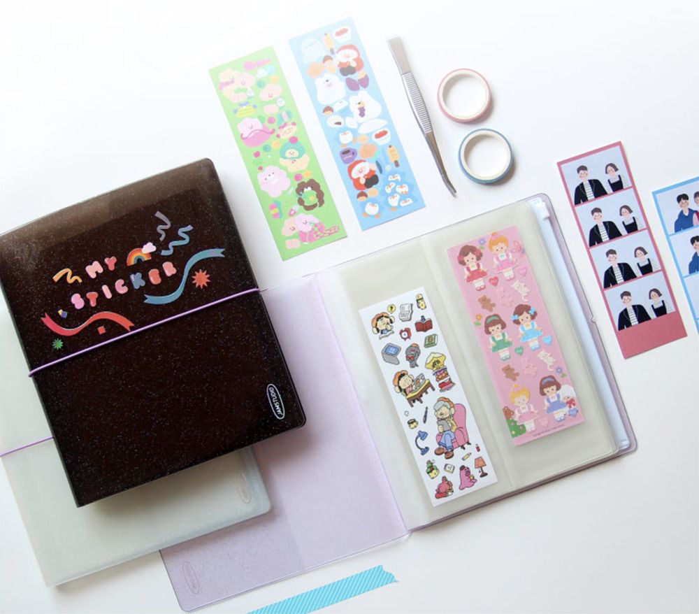 MochiThings: Glitter Slim Sticker Pocket Book