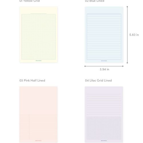 Pastel A6 Memo Pad | mochithings