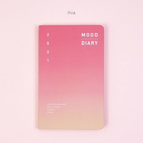 2021 Gradient Mood Monthly Diary | mochithings