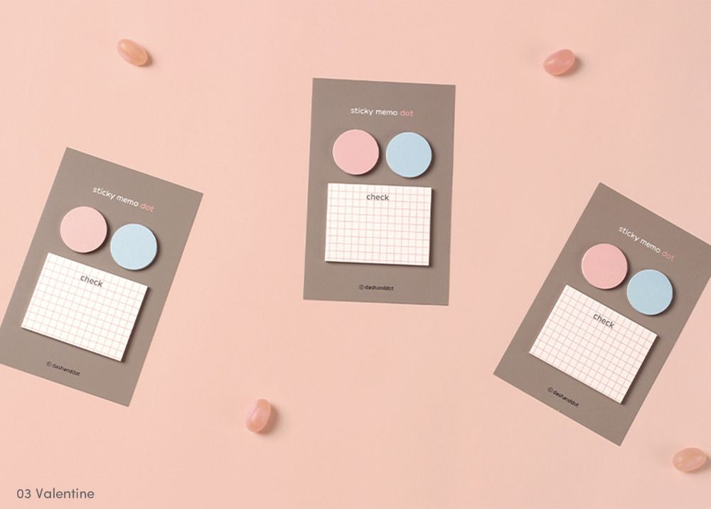 MochiThings: Pastel Dot Sticky Note