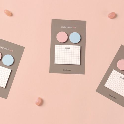 MochiThings: Pastel Dot Sticky Note