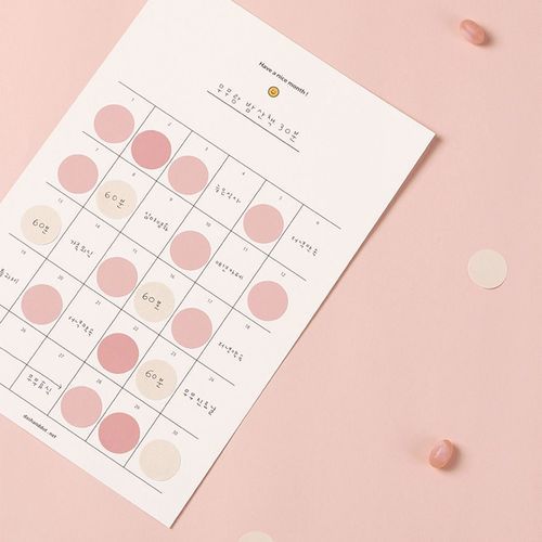 MochiThings: Pastel Dot Sticky Note