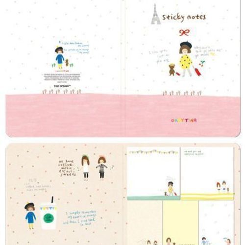 MochiThings: Lovely Girl Sticky Note Set