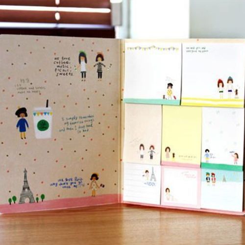MochiThings: Lovely Girl Sticky Note Set