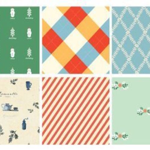 MochiThings: Retro Pattern Gift Wrapping Paper Pack Set
