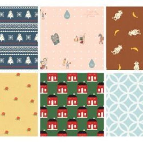 MochiThings: Retro Pattern Gift Wrapping Paper Pack Set