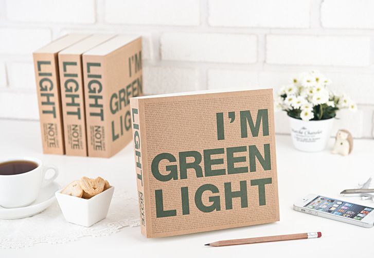 MochiThings: I'm Green Light Lined Notebook