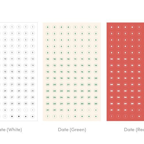 Colorful Planner Deco Sticker | mochithings