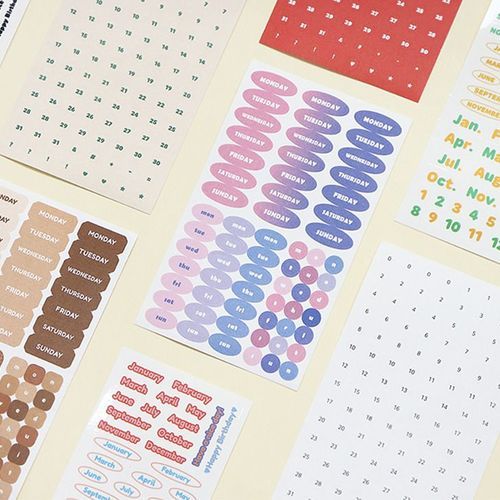 Colorful Planner Deco Sticker | mochithings