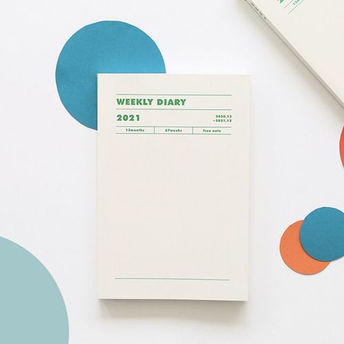 MochiThings: 2021 Colorful Weekly Planner
