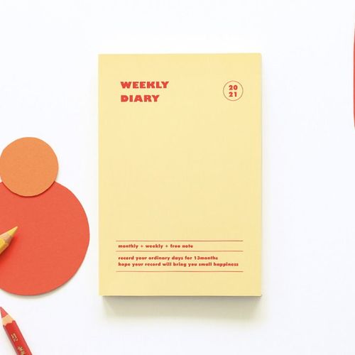 MochiThings: 2021 Colorful Weekly Planner