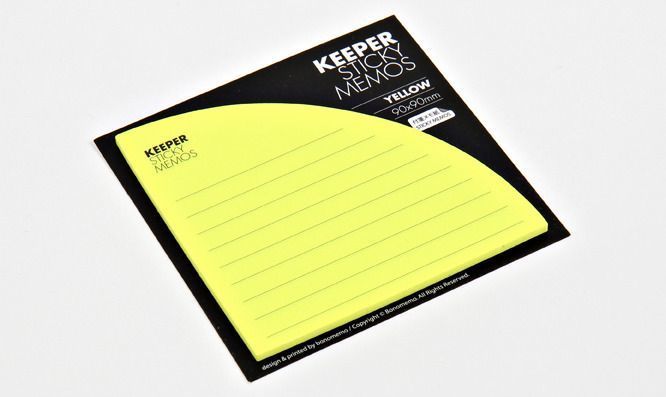 MochiThings: Yellow Corner Pocket Sticky Note
