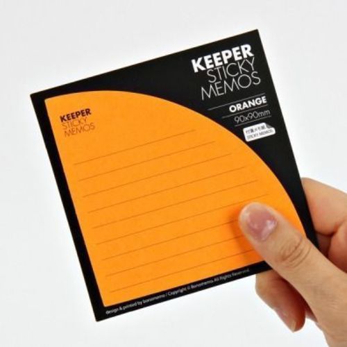 orange post it