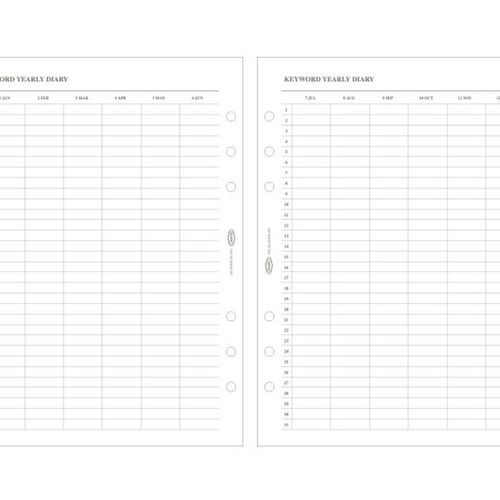 MochiThings: 2021 Gentle Days 6 Ring A5 Planner