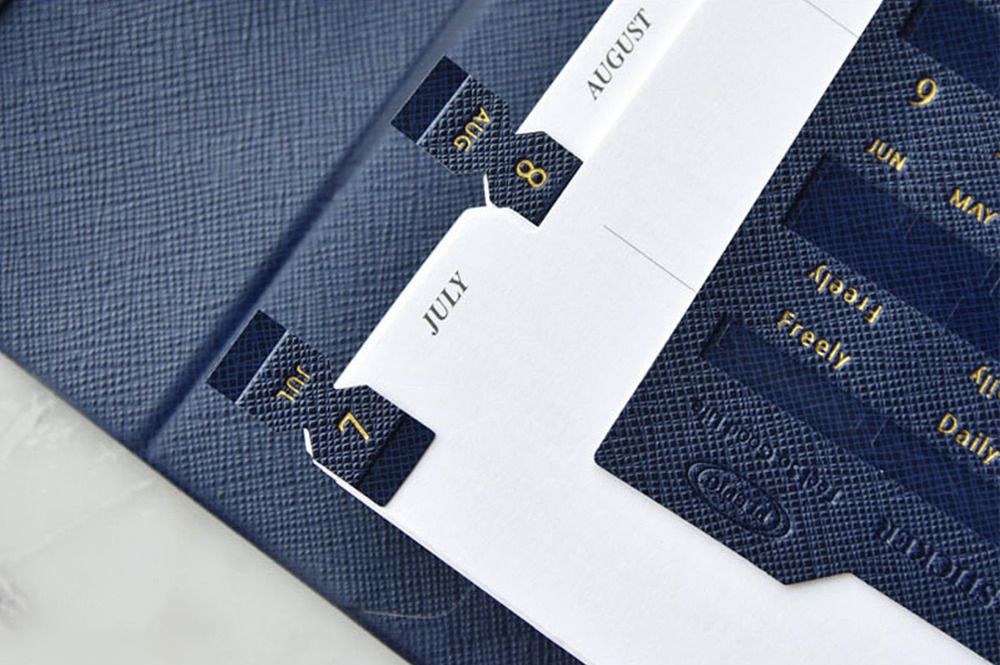 MochiThings: Classy Leather Index Sticker
