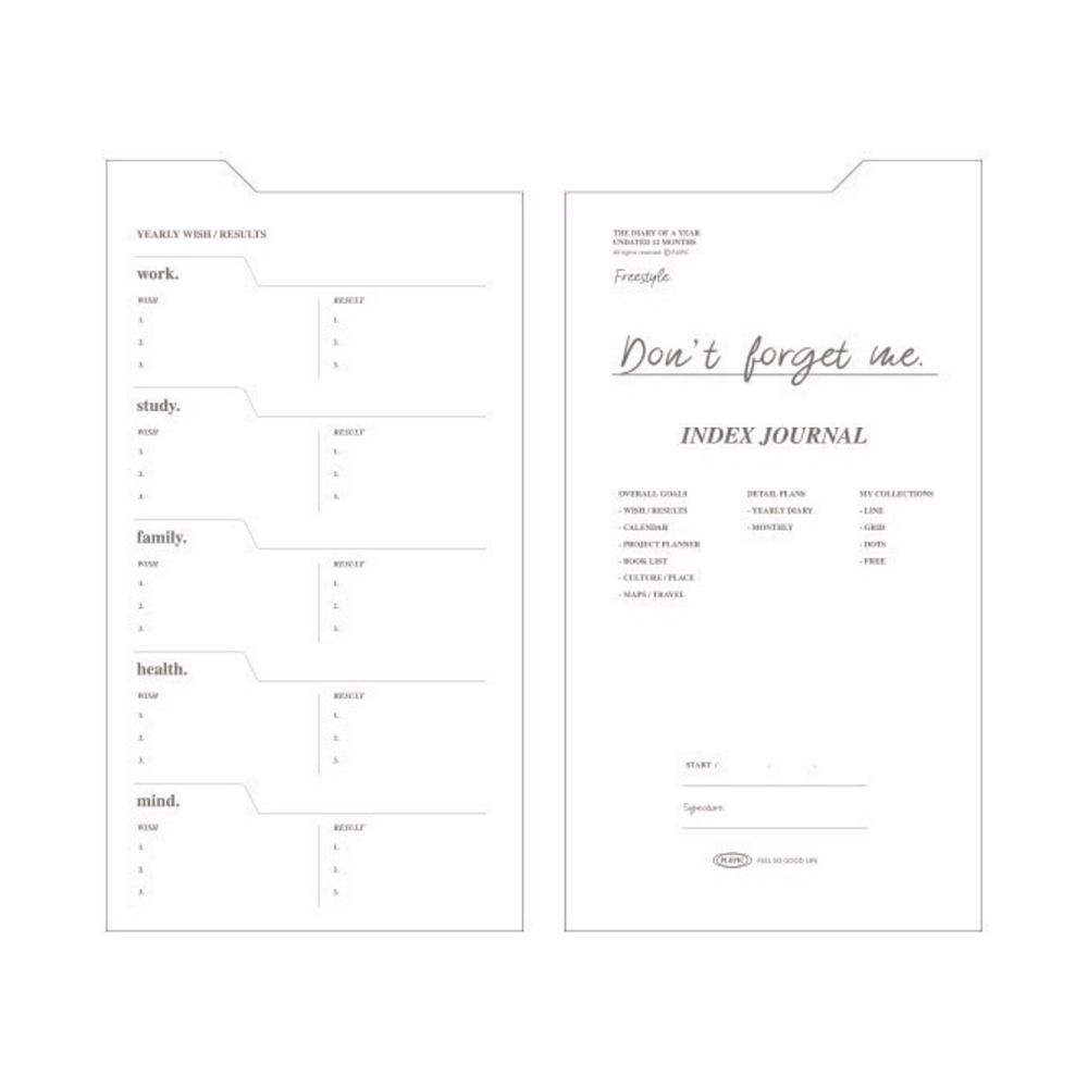 MochiThings: Freestyle Index Journal