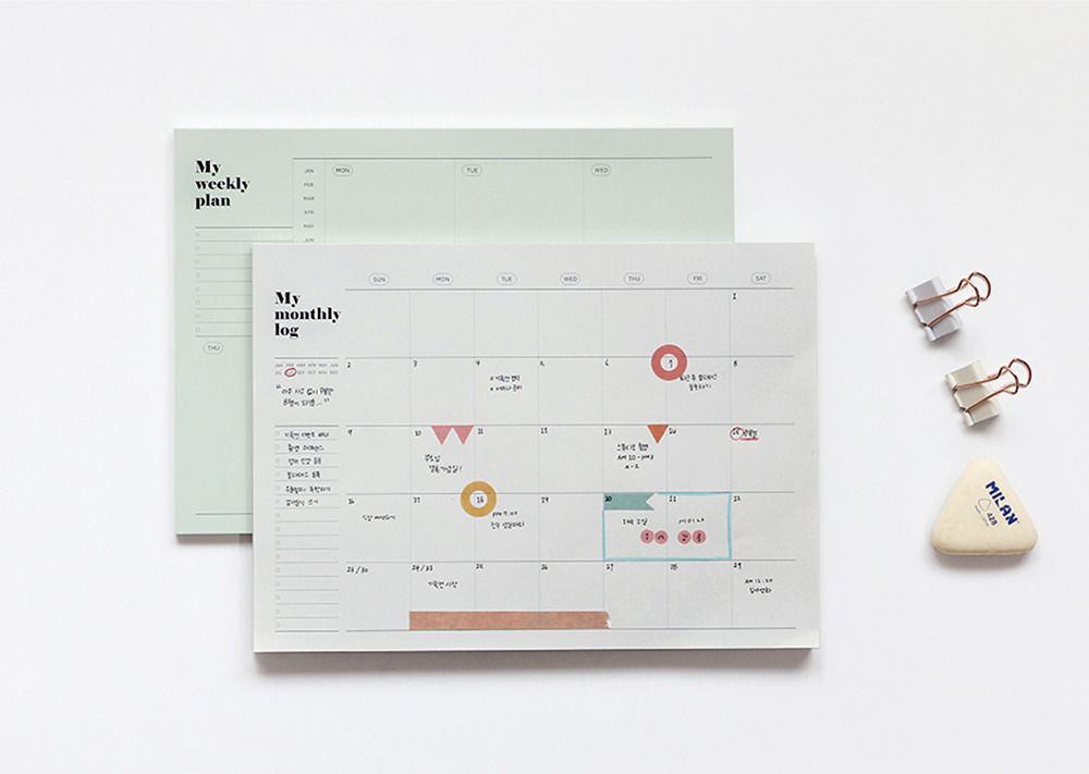 MochiThings: Large My Schedule Notepad