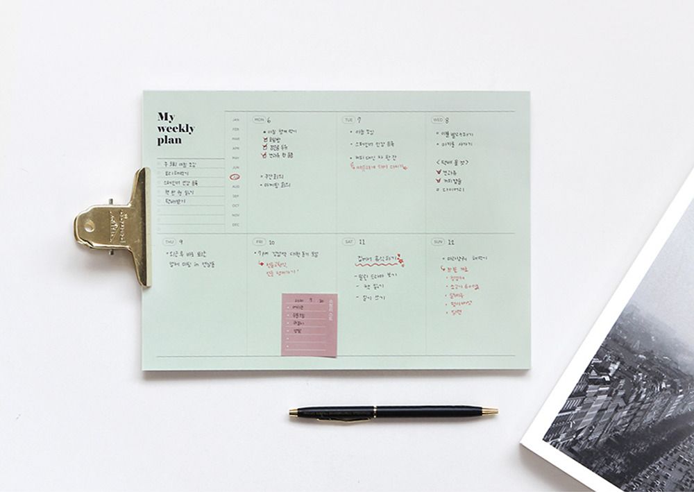 MochiThings: Large My Schedule Notepad