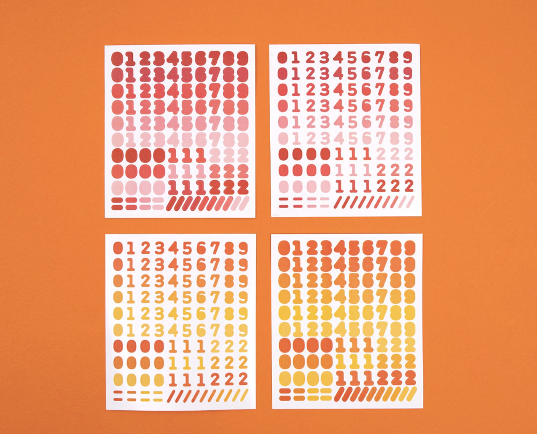 MochiThings: My Color Number Deco Sticker