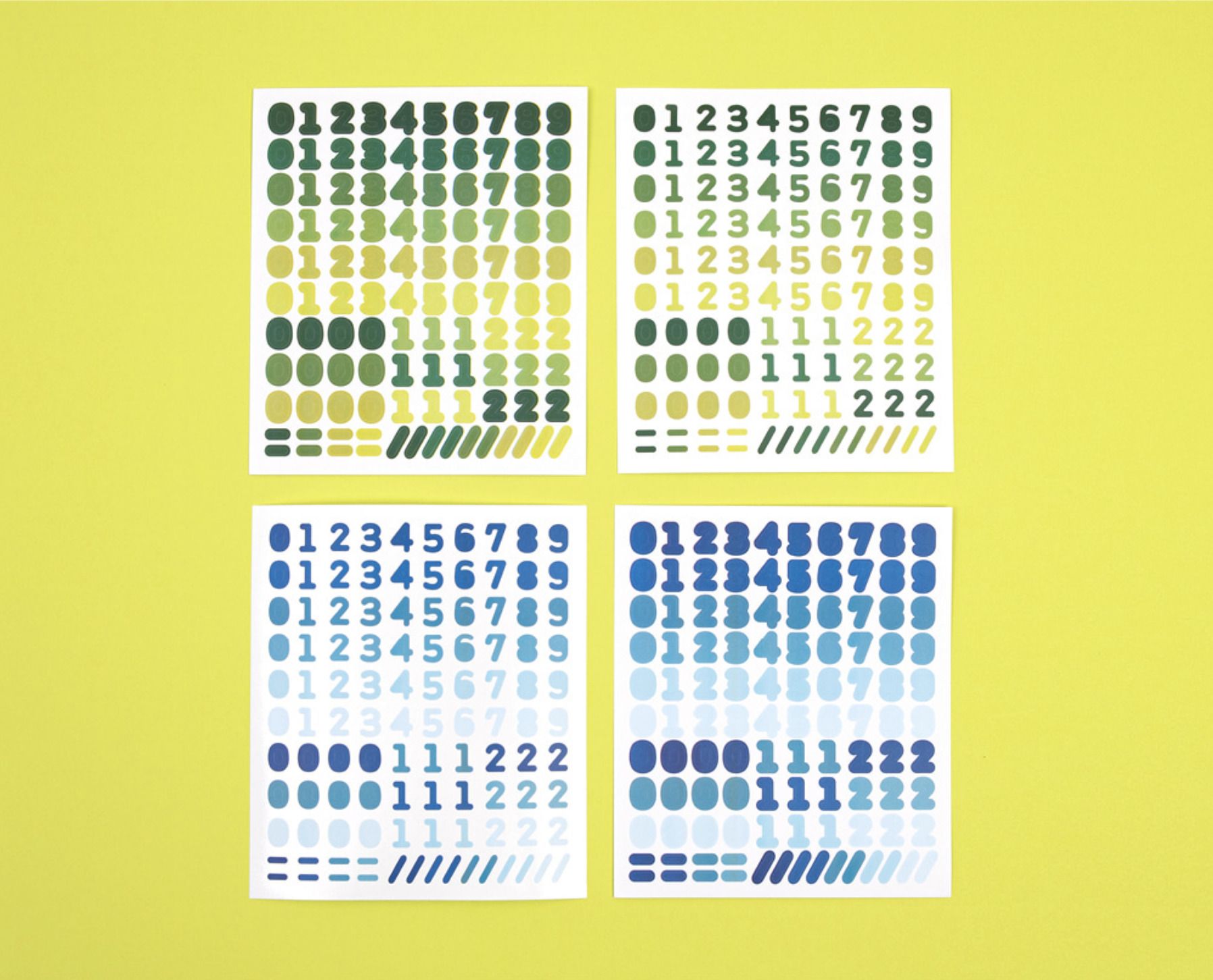 MochiThings: My Color Number Deco Sticker