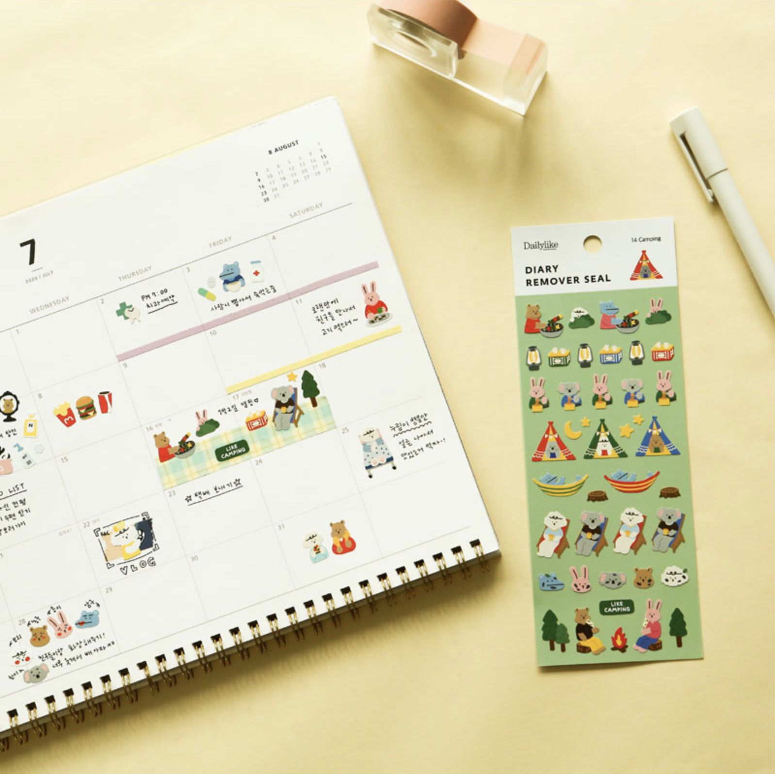 MochiThings Mini Diary Removable Sticker V3 MochiThings Mini Diary Removable Sticker V3