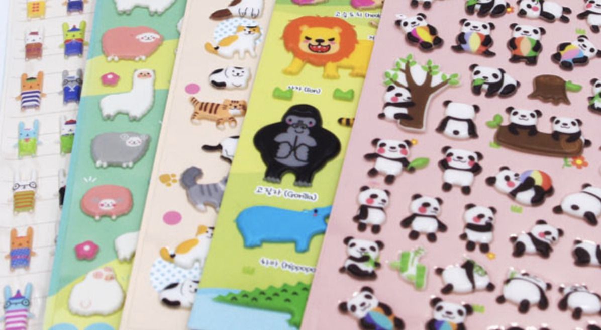 MochiThings: Panda Puffy Deco Sticker v1