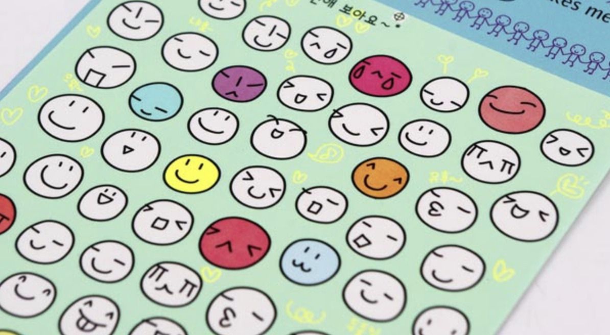 MochiThings: Fun Emoji Paper Sticker Set v1