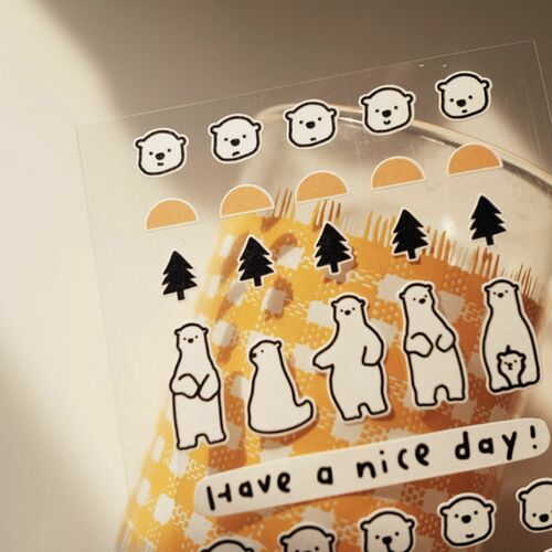 MochiThings: Mini Bear Deco Sticker