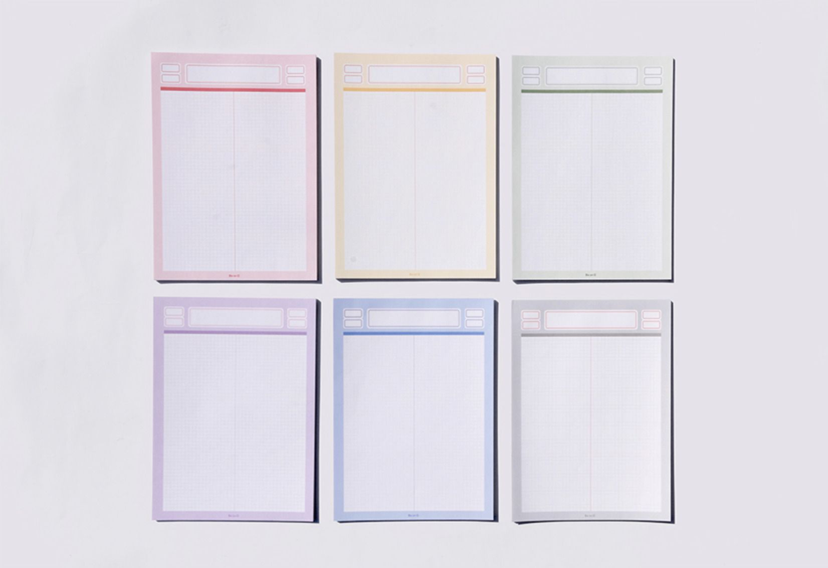 MochiThings: Label B5 Grid Notepad v1