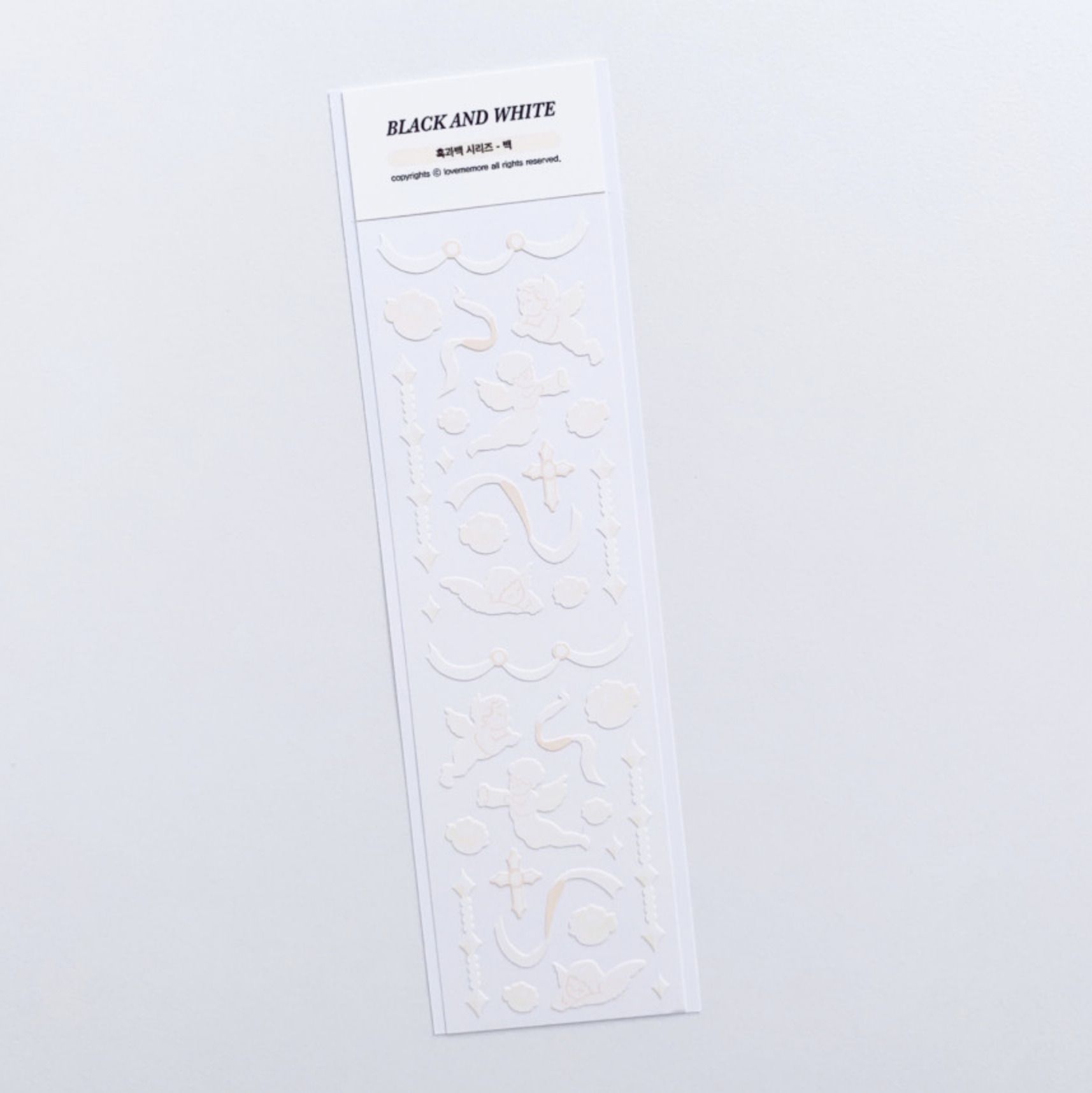 MochiThings: Black and White Slim Sticker