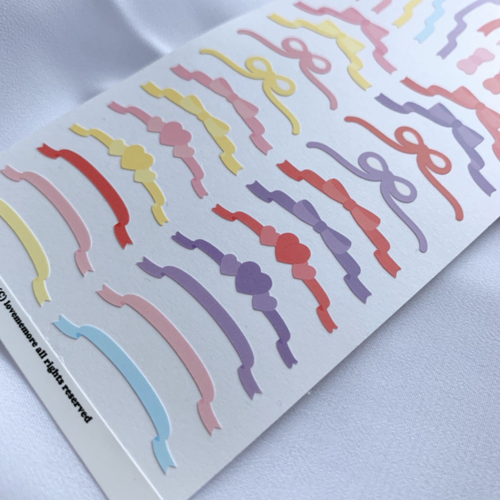 MochiThings: Ribbon Slim Sticker v1