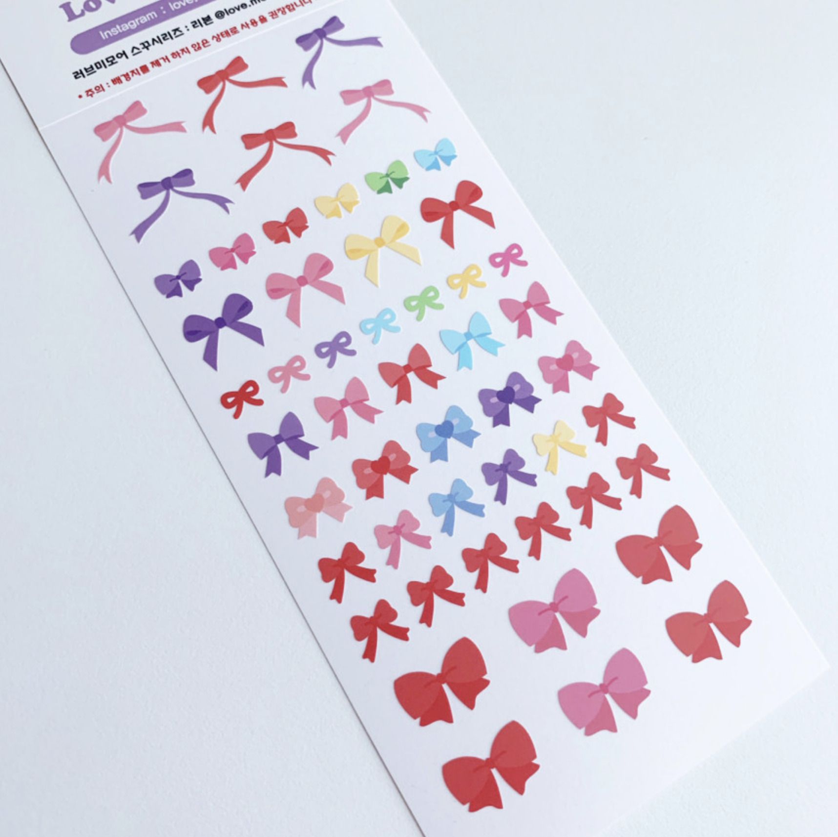 MochiThings: Ribbon Slim Sticker v1