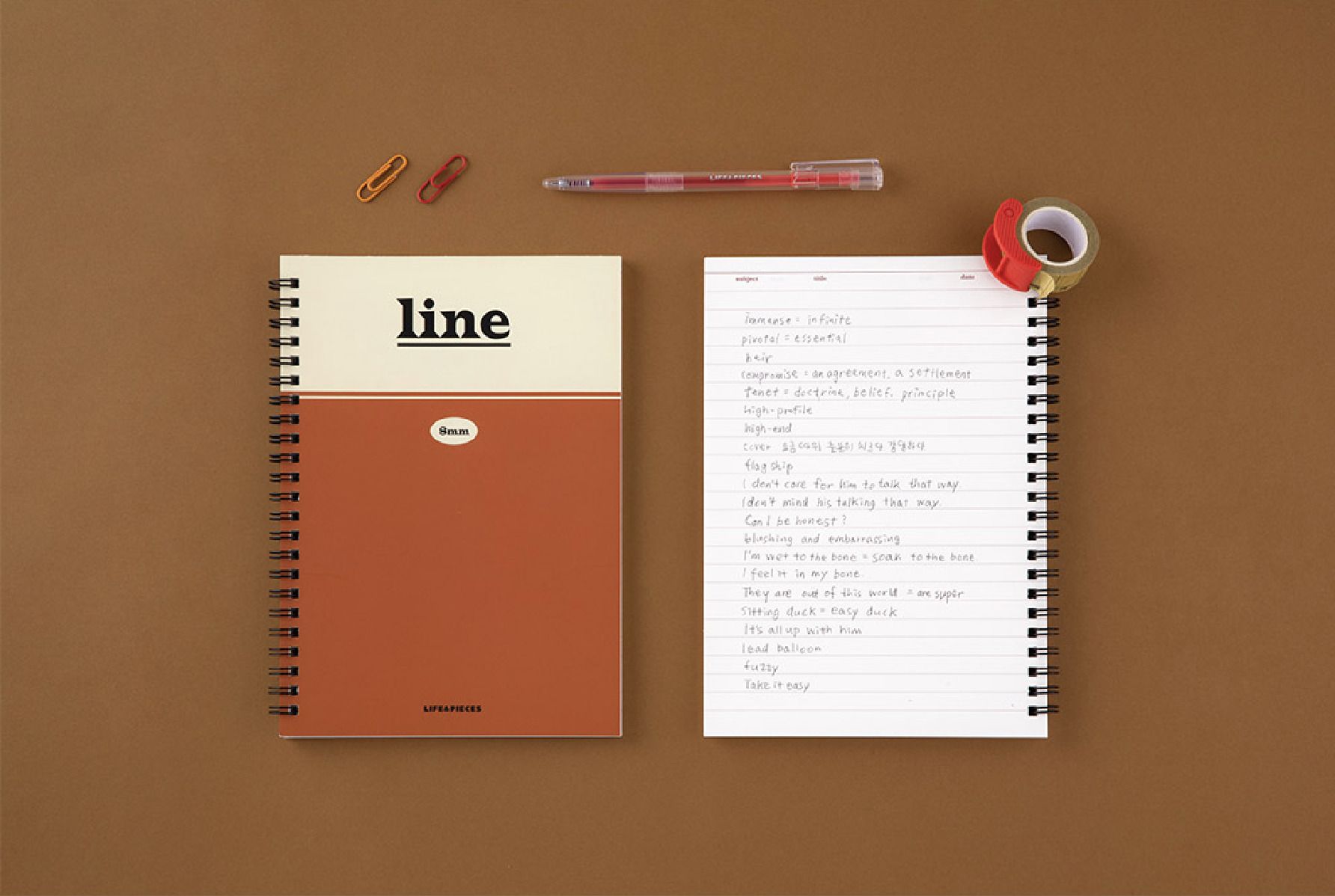 MochiThings: Small Life & Pieces Spiral Notebook