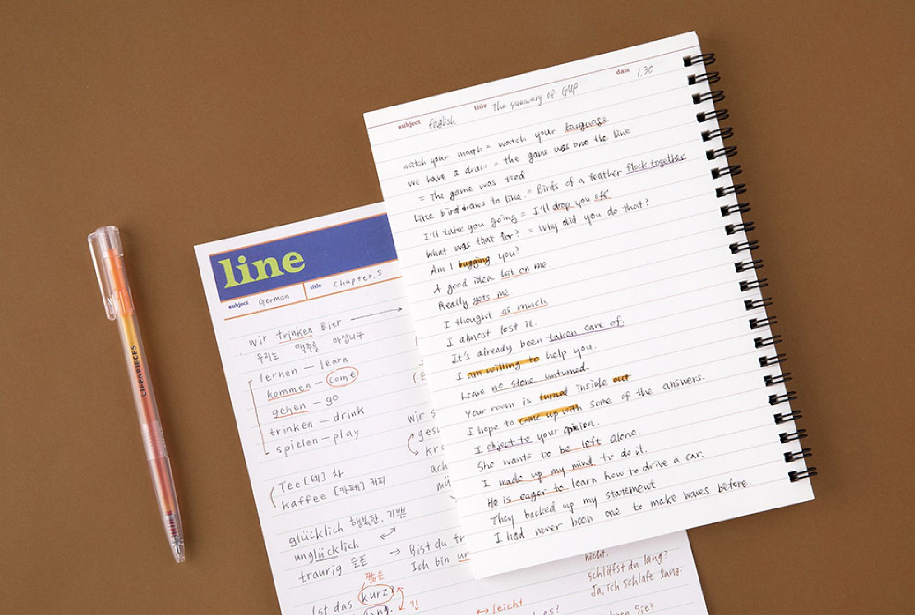 MochiThings: Small Life & Pieces Spiral Notebook