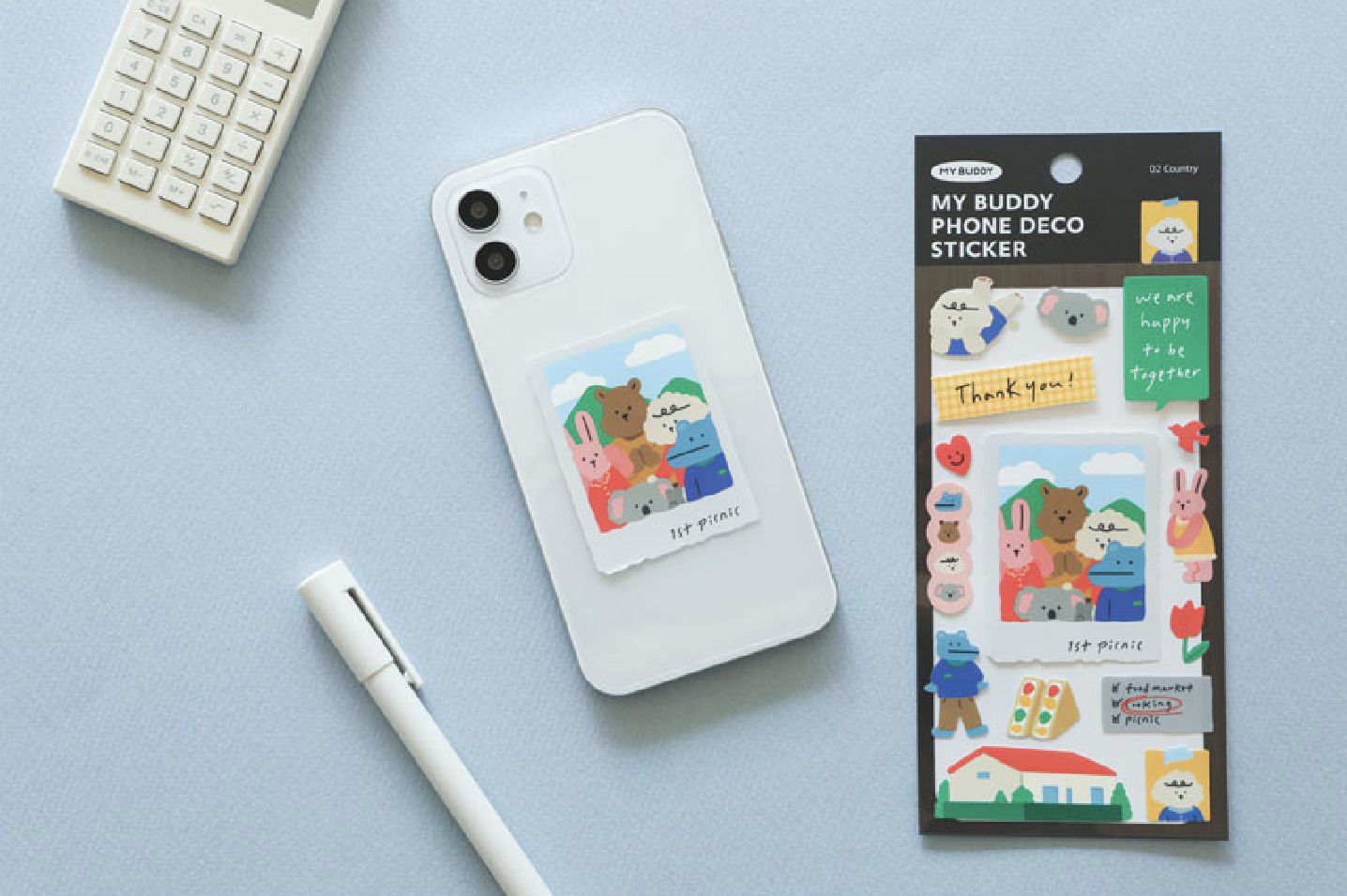 MochiThings: My Buddy Phone Deco Sticker v1