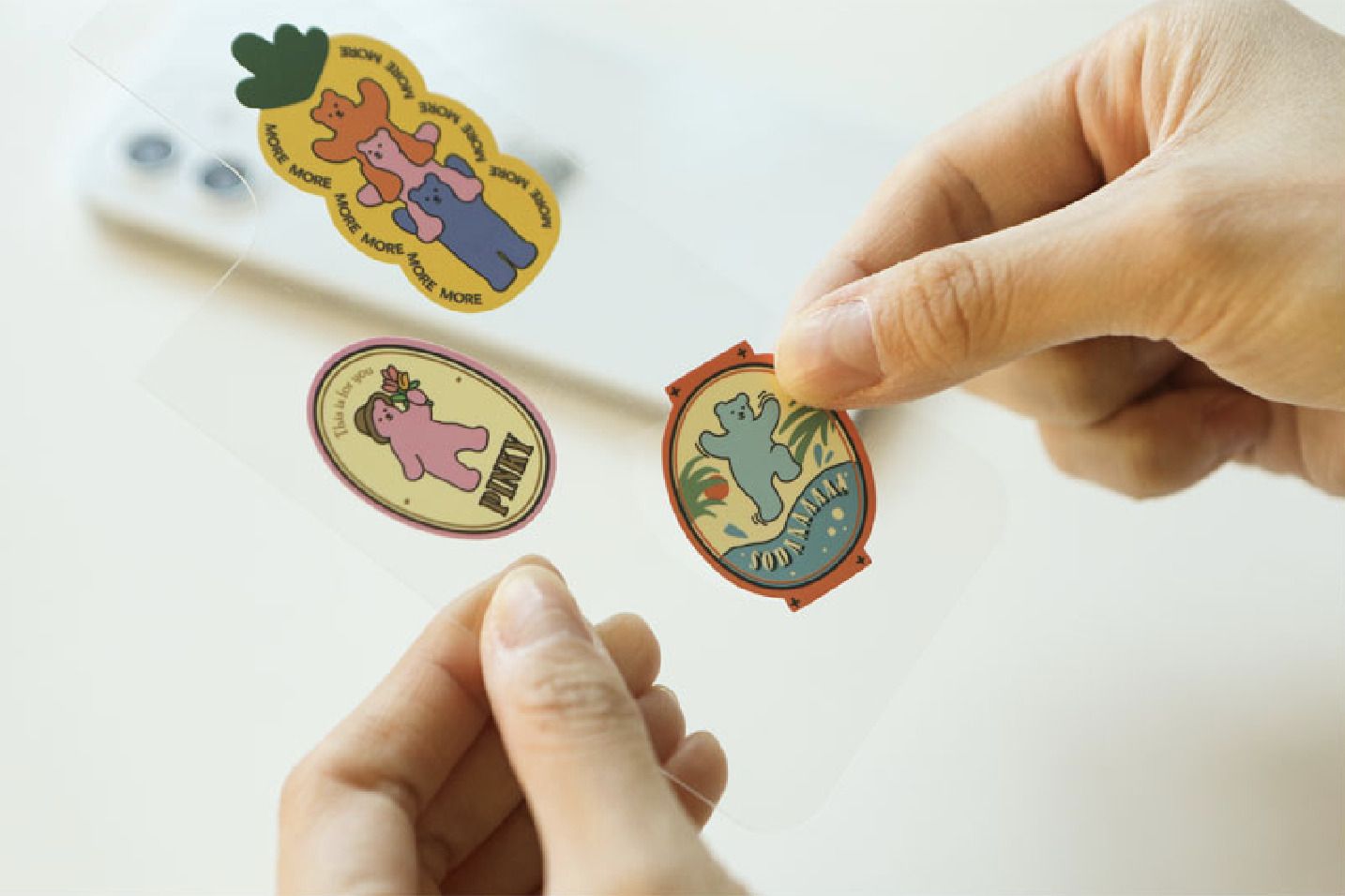 MochiThings: Jelly Bear Phone Deco Sticker v2