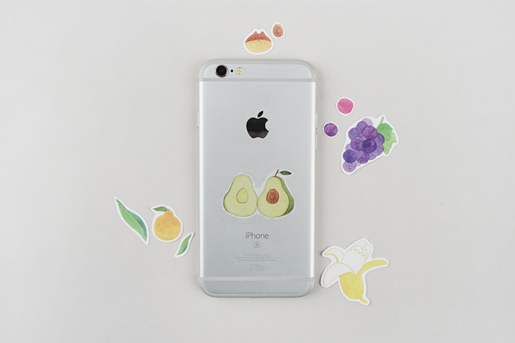 MochiThings: 10pcs Fruit Cat CYO Sticker Set
