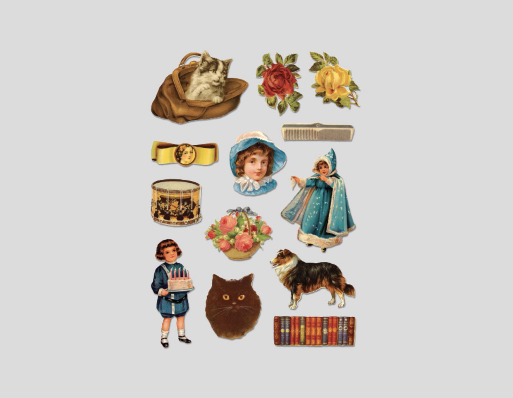 MochiThings: 10pcs Vintage CYO Sticker Set