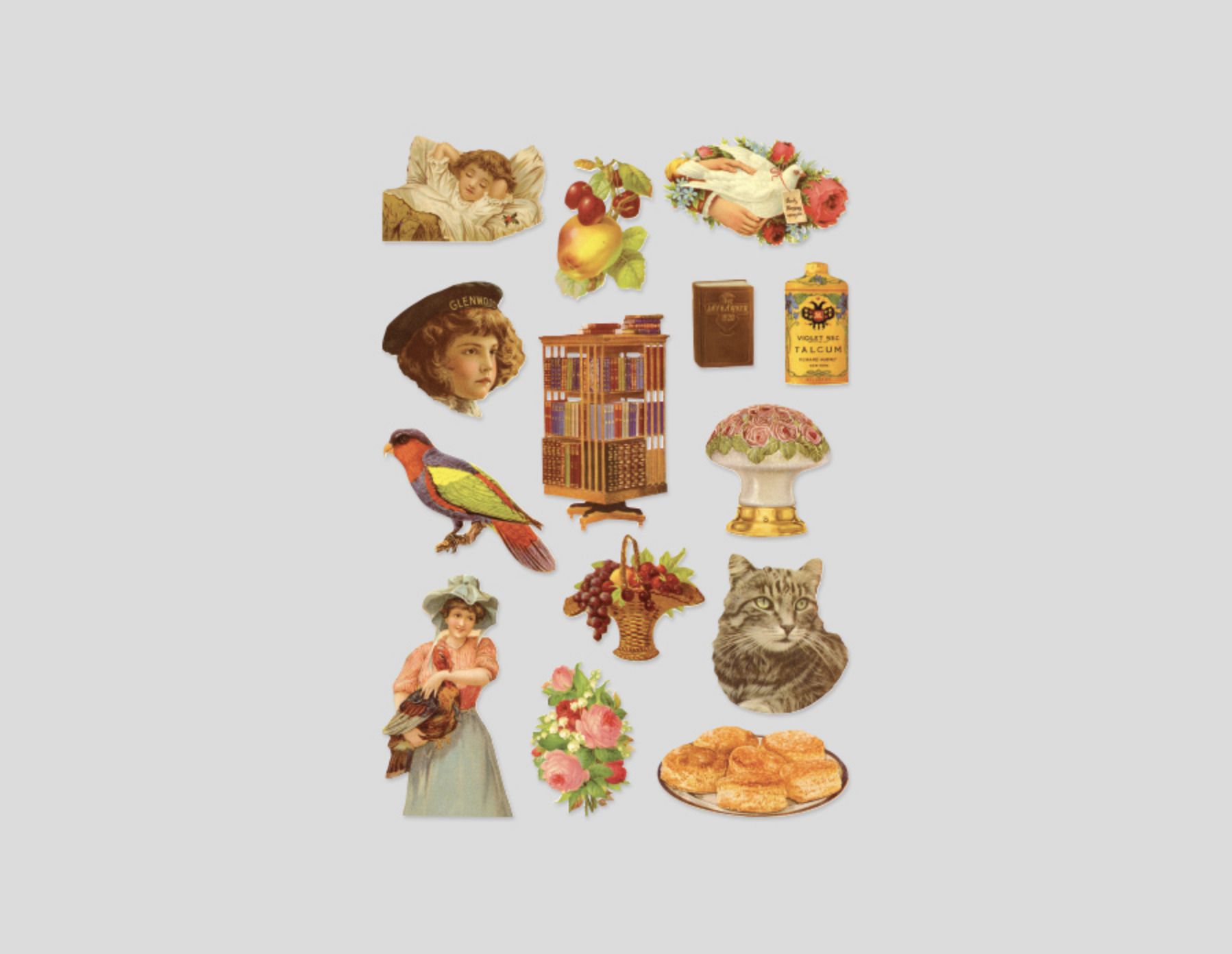 MochiThings: 10pcs Vintage CYO Sticker Set