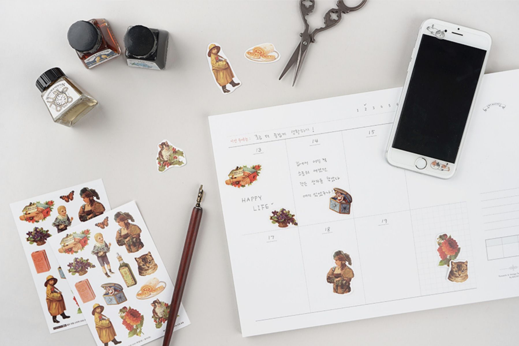 MochiThings: 10pcs Vintage CYO Sticker Set