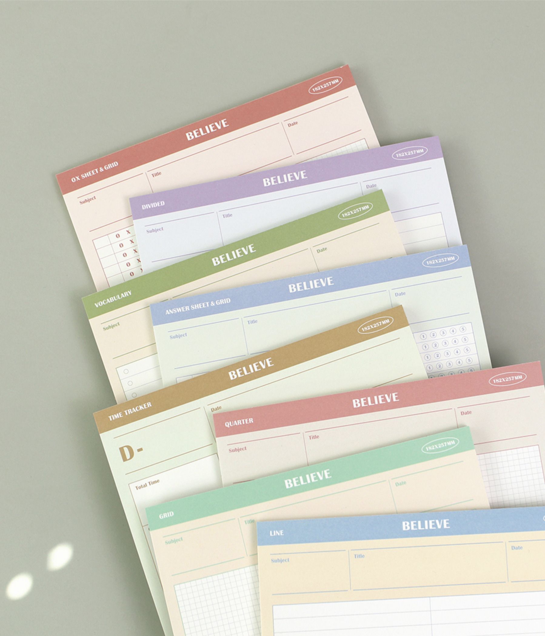 MochiThings: Believe B5 Study Notepad